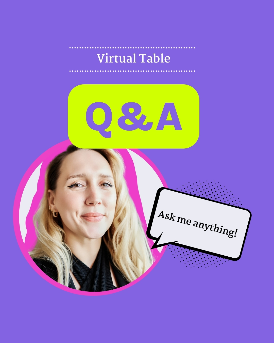 Virtual Table: Q&A with Amelia Bryant - Female Founder Space